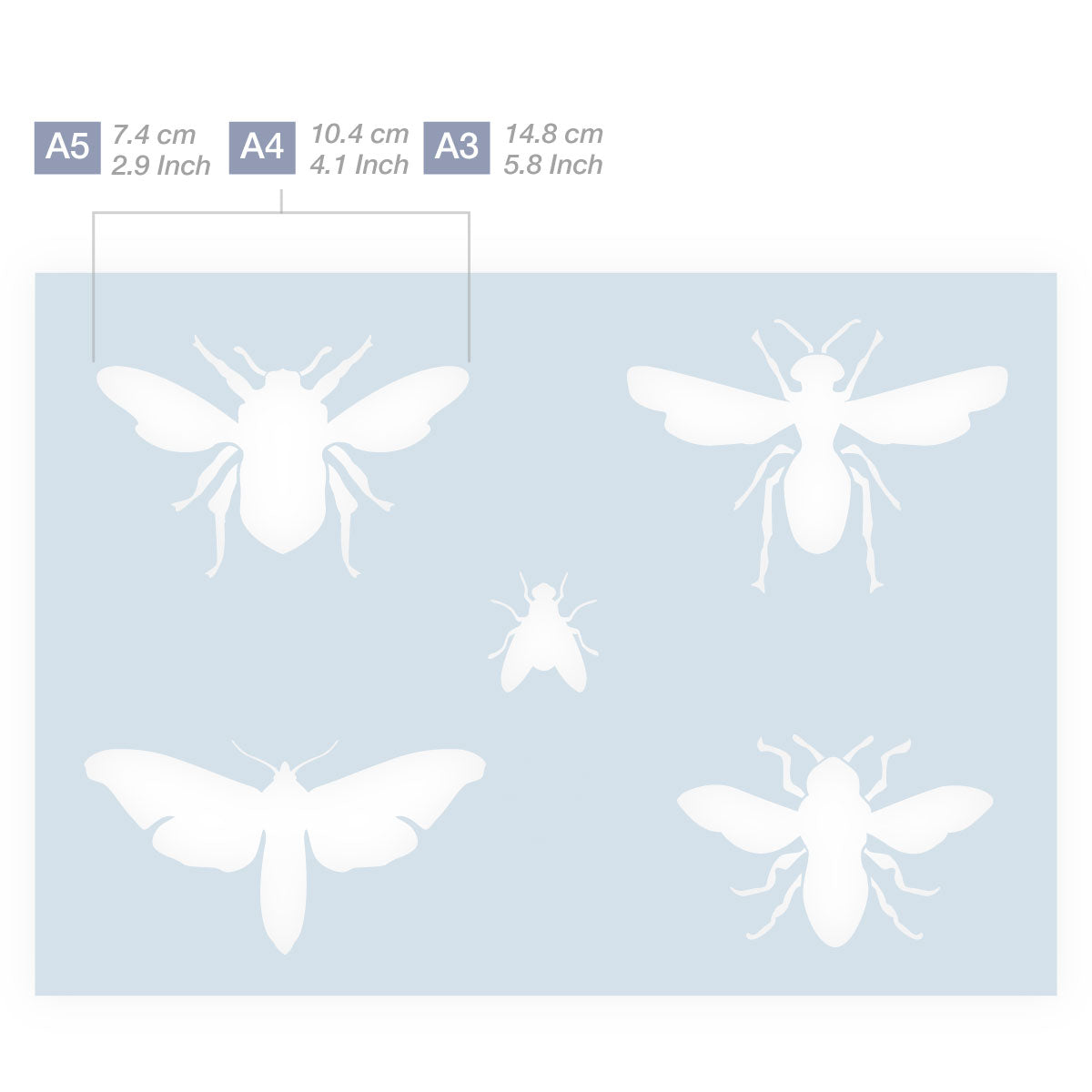 Insect Stencils at QBIX Stencils – QBIX Stencils by Oxopia NV